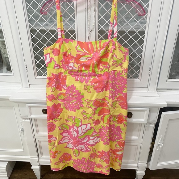 Lilly Pulitzer | Dresses | Lilly Pulitzer Floral Cotton Sundress Sz ...